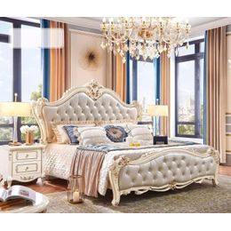 JVmoebel Schlafzimmer-Set Set Klassisches Möbel Von 3tlg Besteht aus Luxus Bett und