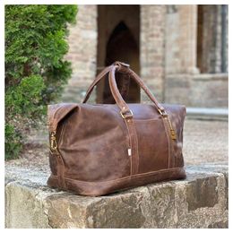 Jahn-Tasche Reisetasche Große Reisetasche / Weekender Gr. L Leder Braun