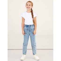 name it Regular-fit-Jeans Stretch Jeans Gerade Bleached Denim Pants NKFBELLA (1-tlg) 6482 in Hellblau