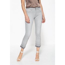 ATT Jeans Slim-fit-Jeans Brenda mit offenen Saumkanten und Waschung