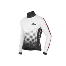 prolog cycling wear Funktionsjacke Fahrradjacke Herren Softshell „White Jacket Zero Wind & Water“