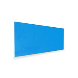 Primedeco Glasbild Wandbild Hellblauer Hintergrund II mit Aufhängung