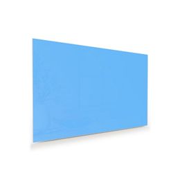 Primedeco Glasbild Wandbild Himmelblauer Hintergrund mit Aufhängung