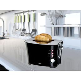 Domo Toaster B-Smart, 2 Schlitze, 3 Funktionen, 7 Temperaturstufen 850 Watt
