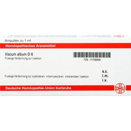 DHU-Arzneimittel Viscum Album D 6 Ampullen 8X1 ml