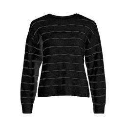 Vila Pullover 'PLATINA' Damen Größe XS silbergrau / schwarz