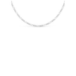 Firetti Kette ohne Anhänger Schmuck Geschenk Silber 925 Halsschmuck Halskette Figarokette, Made in Germany, silberfarben