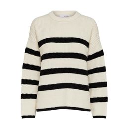 Selected Pullover 'SLFBloomie' Damen Gr&ouml;&szlig;e XL schwarz / wei&szlig;