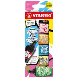Textmarker Stabilo® BOSS MINI by Snooze One 6er-Pack