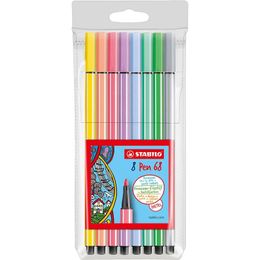 Filzstift Stabilo® Pen 68 PASTEL 8er-Pack