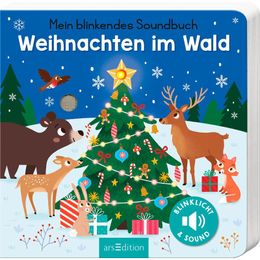 Ars Edition Mein blinkendes Soundbuch - Weihnachten im Wald - Maria Höck, Pappband