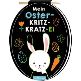 Ars Edition Mein Oster-Kritzkratz-Ei, Kartoniert (TB)