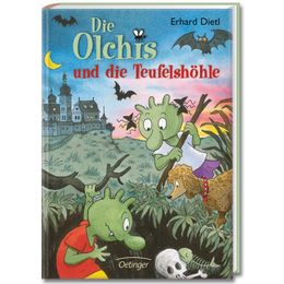 Oetinger Die Olchis und die Teufelshöhle / Die Olchis-Kinderroman Bd.5 - Erhard Dietl, Gebunden