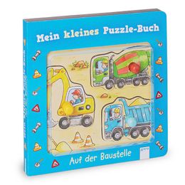 arena Mein kleines Puzzle-Buch. Auf der Baustelle - Franziska Jaekel, Pappband