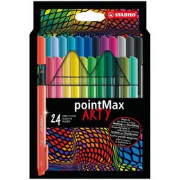 Filzstift Stabilo® pointMax ARTY mit 24 Farben