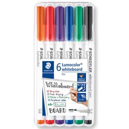 Staedtler 301 WP6 Buntstifte Lumocolor® whiteboard mit 6 Farben