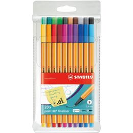 Fineliner Stabilo® point 88 20er-Pack