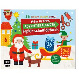 24 x Schnipp, schnipp, hurra! Mein erstes Adventskalender-Papierschneidebuch - Pia von Miller, Kartoniert (TB)