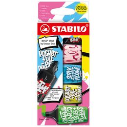 Textmarker Stabilo® BOSS MINI by Snooze One 5er-Pack