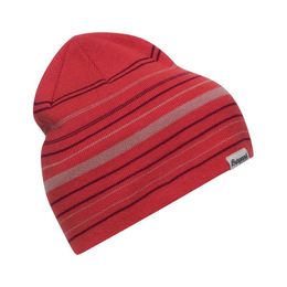 Bergans - Strick-Mütze STRIPED YOUTH mit Merino in rot, Gr.50-52