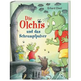 Oetinger Die Olchis und das Schrumpfpulver / Die Olchis-Kinderroman Bd.11 - Erhard Dietl, Gebunden