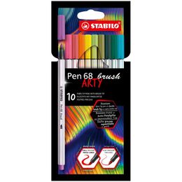Filzstift Stabilo® Pen 68 ARTY brush 10er-Pack