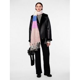 Pieces Schal PCBEA LONG SCARF NOOS BC, mit Fransen, lila