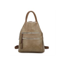 ITALYSHOP24 Rucksack Damen Freizeitrucksack Tasche Umhängetasche