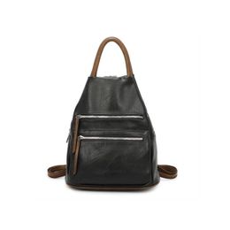 ITALYSHOP24 Rucksack Damen Freizeitrucksack Tasche Umhängetasche