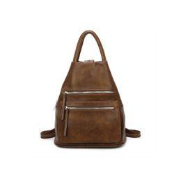 ITALYSHOP24 Rucksack Damen Freizeitrucksack Tasche Umhängetasche