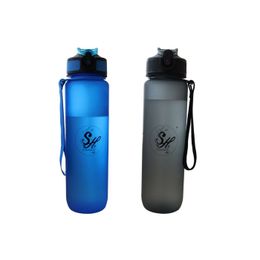 S-Hunter/Sauerland Hunter Trinkflasche Trinkflasche 1L Strohhalm BPA Frei Sport Fitness Flasche