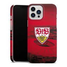 DeinDesign iPhone 13 Pro Max Handy Premium Case Smartphone Handyh&uuml;lle Schutzh&uuml;lle matt Vfb Stuttgart Official Licensed Product Stadium Premium Case