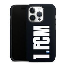 DeinDesign iPhone 14 Pro Handy Panzer Handyh&uuml;lle robuste Outdoor H&uuml;lle Schutzh&uuml;lle matt 1. Fcm 1. Fc Magdeburg Official Licensed Product Tough Case