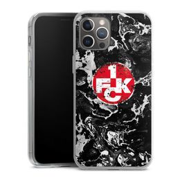 DeinDesign iPhone 12 Pro Max Handy Silikon H&uuml;lle Case transparent Handyh&uuml;lle Coat Of Arms 1. Fc Kaiserslautern Muster Silikon Case