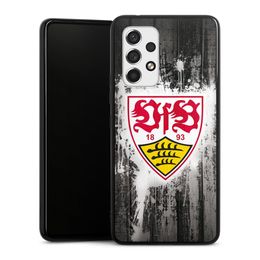 DeinDesign Galaxy A53 5G Handy Silikon H&uuml;lle Case schwarz Handyh&uuml;lle Vfb Stuttgart Bundesliga Official Licensed Product