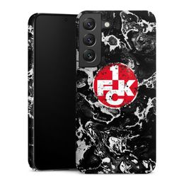 DeinDesign Galaxy S22 Handy Premium Case Smartphone Handyh&uuml;lle Schutzh&uuml;lle matt Coat Of Arms 1. Fc Kaiserslautern Muster Premium Case