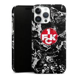 DeinDesign iPhone 14 Pro Max Handy Premium Case Smartphone Handyh&uuml;lle Schutzh&uuml;lle matt Coat Of Arms 1. Fc Kaiserslautern Muster Premium Case