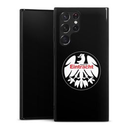 DeinDesign Galaxy S22 Ultra Handy Silikon H&uuml;lle Case schwarz Handyh&uuml;lle Eintracht Frankfurt Sge Official Licensed Product