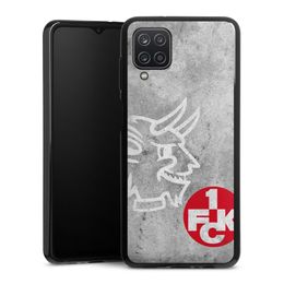 DeinDesign Galaxy A12 Handy Silikon H&uuml;lle Case schwarz Handyh&uuml;lle 1. Fc Kaiserslautern Devil 1. Fck
