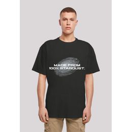 F4NT4STIC T-Shirt PHIBER SpaceOne MADE FROM 100% STARDUST Print, schwarz, XS