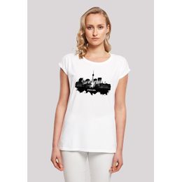 F4NT4STIC T-Shirt Cities Collection - Berlin skyline Print, weiß, XS