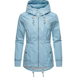 Ragwear Funktionsjacke 'Danka' Damen Gr&ouml;&szlig;e S hellblau / grau
