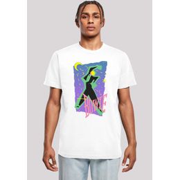 F4NT4STIC T-Shirt David Bowie Moonlight Dance Print, weiß, XL