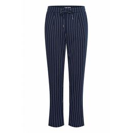 Fransa Pleat-Front Pants 'Blenda' female Blue size XXL