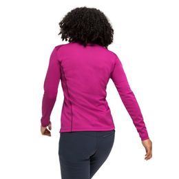 Maier Sports Fleecepullover Jenna Rec Damen Midlayer, elastisches und pflegeleichtes Half-Zip Fleece, lila