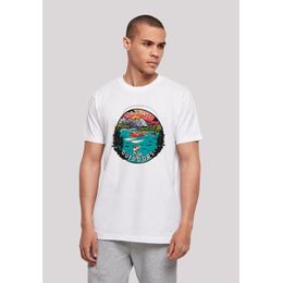 F4NT4STIC T-Shirt Great Outdoors Print, weiß, XXL