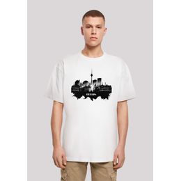 F4NT4STIC T-Shirt Cities Collection - Berlin skyline Print, weiß, XS