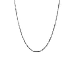 Kuzzoi Halskette Basic Kette Herren Größe 50 grau