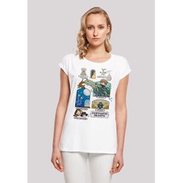 F4NT4STIC T-Shirt Phantastische Tierwesen Chibi Newt Print, weiß, 3XL