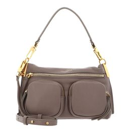 Coccinelle Handtasche Hyle, braun, Warm Taupe